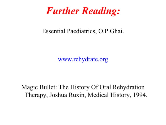 ORS- Oral Rehydration Solution | PPTX | Nutrition | Healthy Living