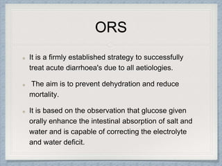 Oral Rehydration salt | PPTX
