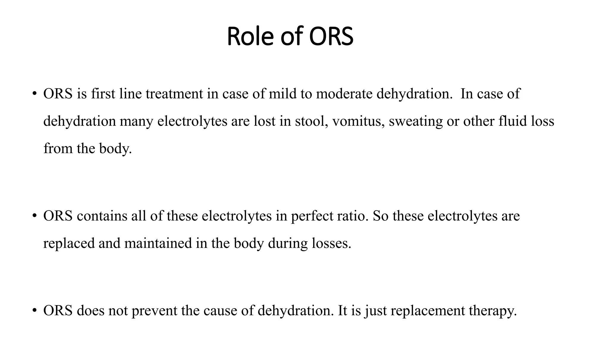 Ors mbbs class | PPTX