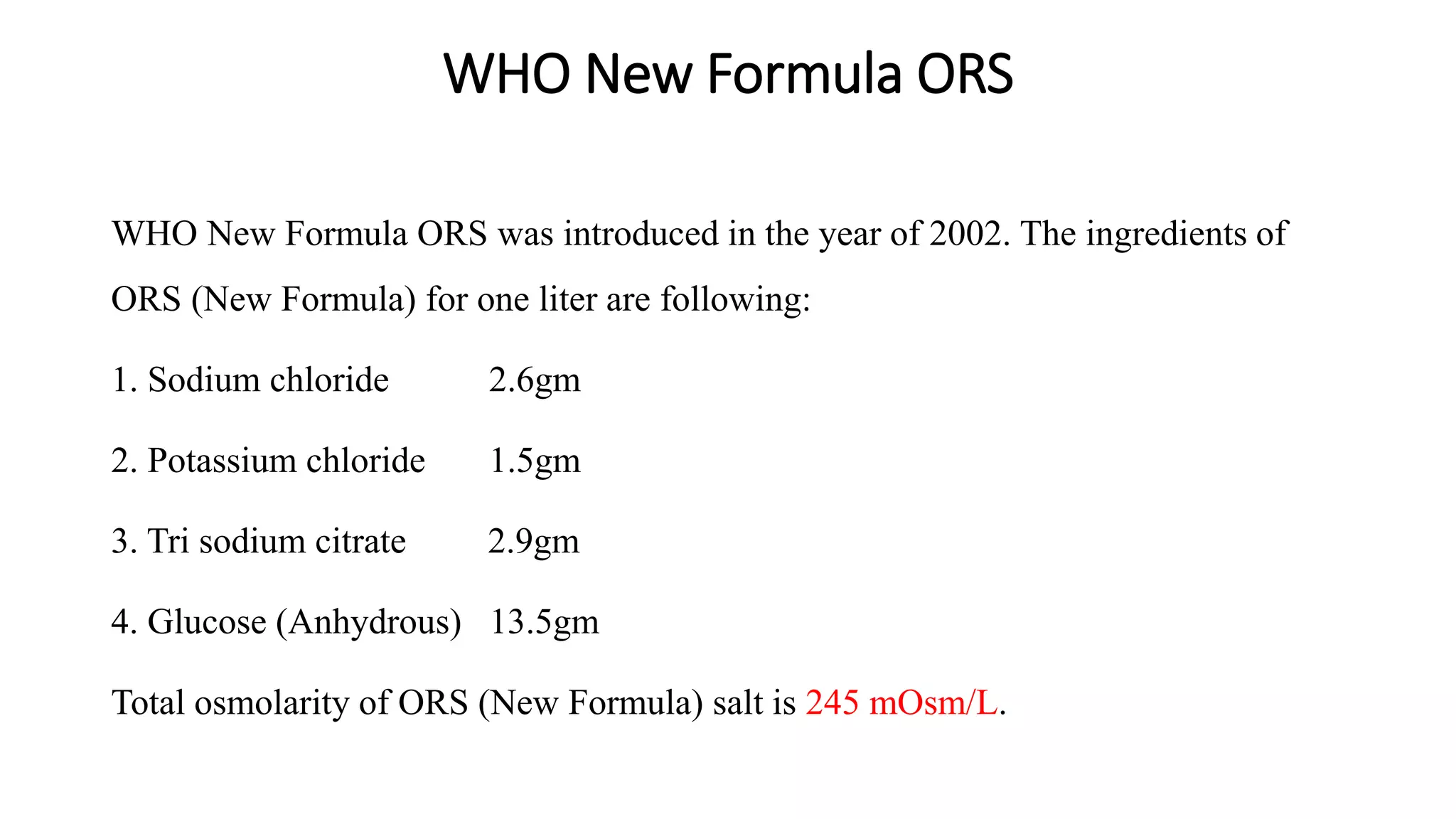 Ors mbbs class | PPTX