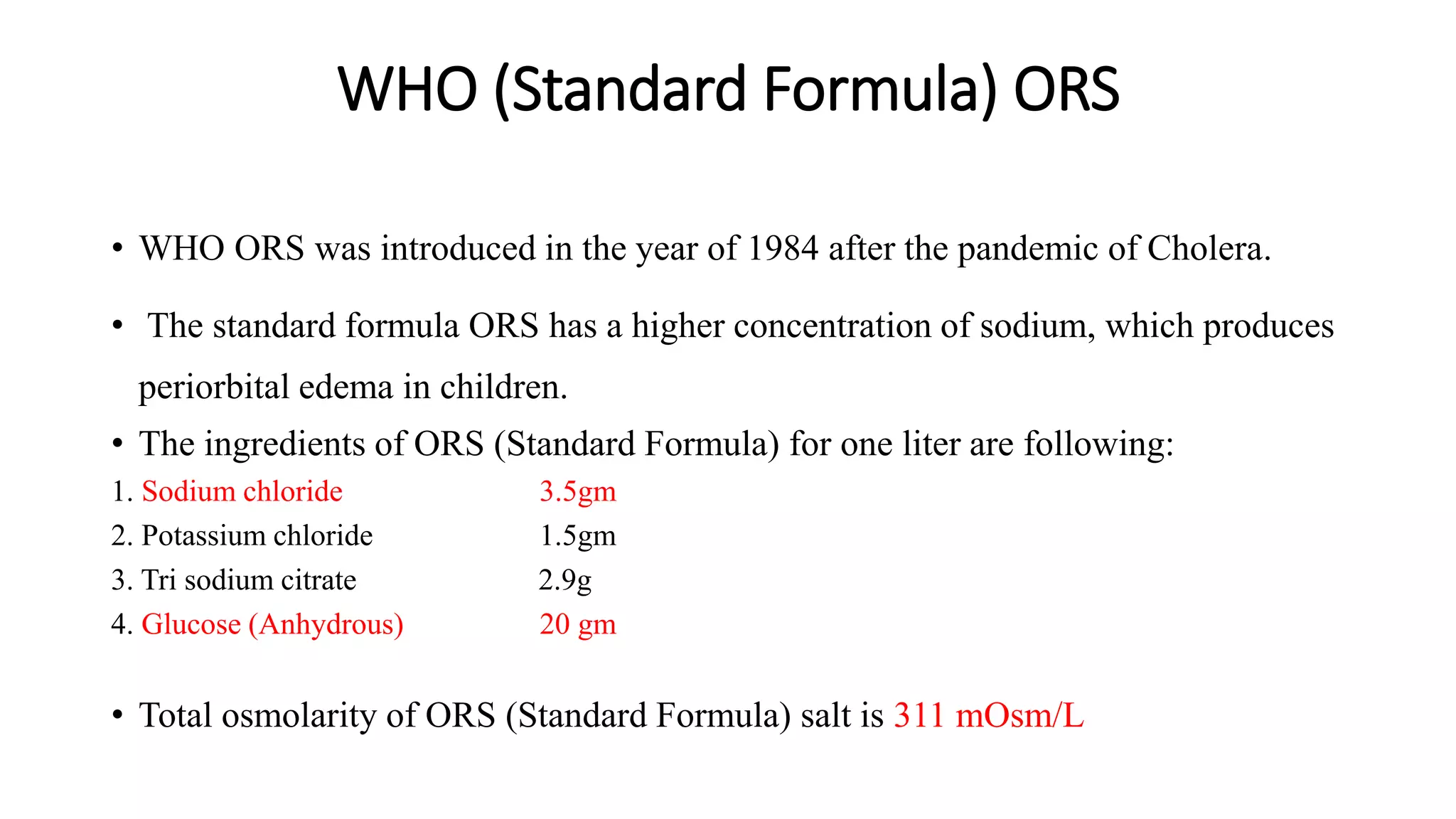 Ors mbbs class | PPTX