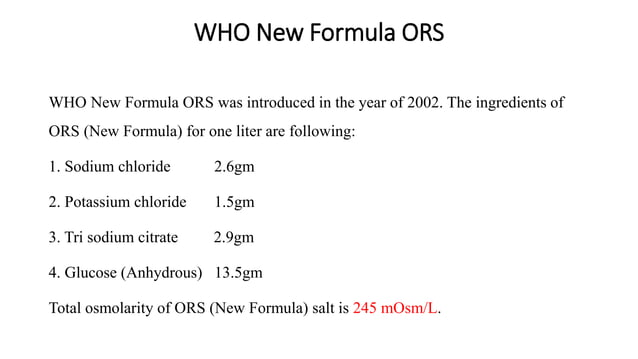 Ors mbbs class | PPTX