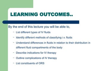 ORS and IV Fluids(Handout).ppsx45321545788 | PPSX
