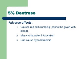 ORS and IV Fluids(Handout) (7).ppsx | Blood Disorders | Diseases and ...