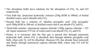 Orsat apparatus | PPTX