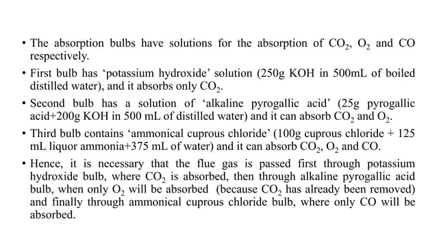 Orsat apparatus | PPTX | Chemistry | Science