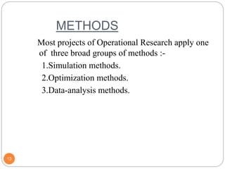 Operational research | PPTX