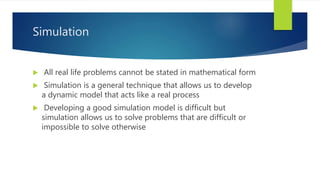 Operation Research Techniques | PPTX