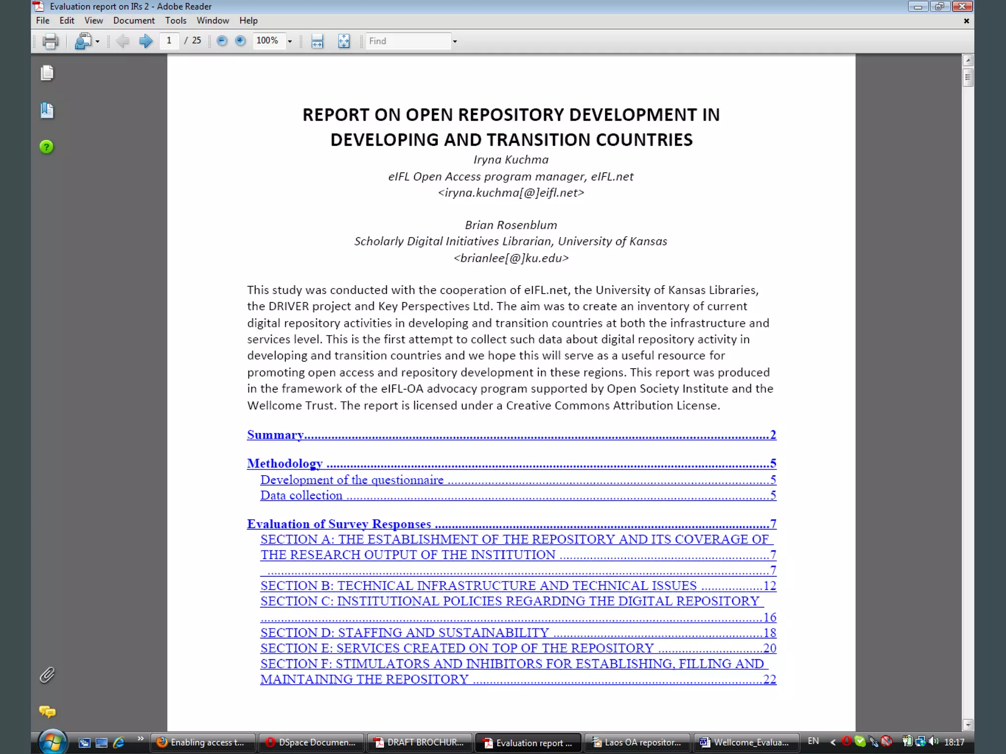 Open access repository: How to set it up in 22 steps