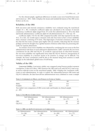 Outcome Rating Scale (ORS) | PDF