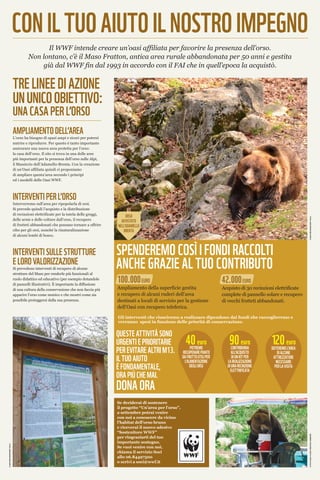 Progetto Orso Bruno di WWF Italia | PDF