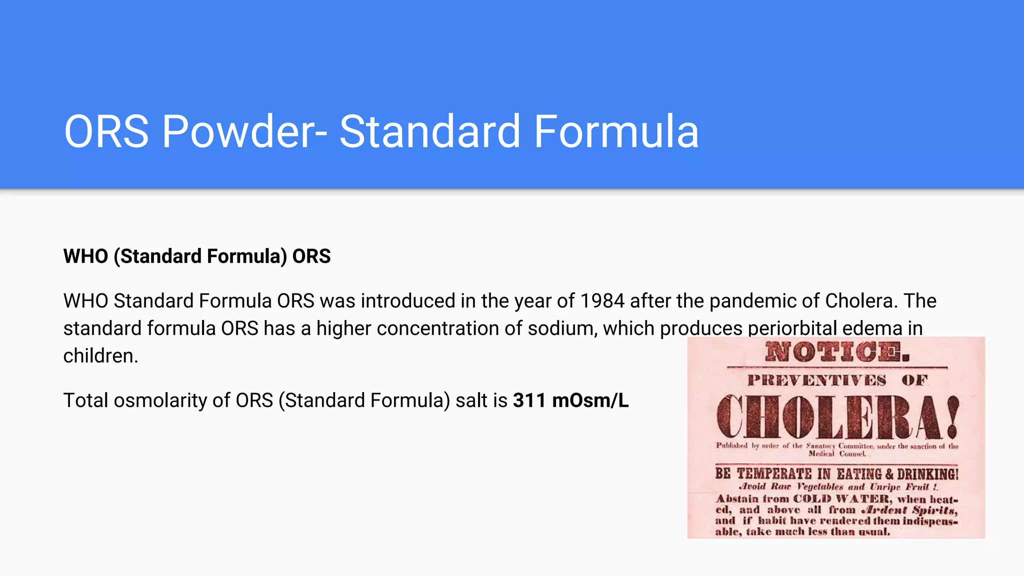 ORS Powder | PPTX