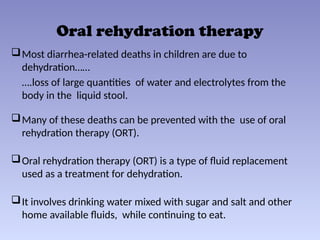 Comprehensive Guide to Oral Rehydration Therapy for Diarrhea Management ...