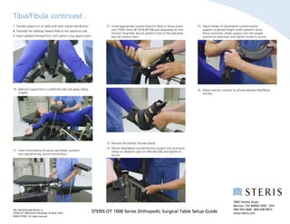 orthopaedic table-ORT1000 set up guide.pdf