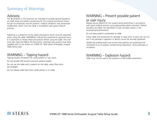 orthopaedic table-ORT1000 set up guide.pdf