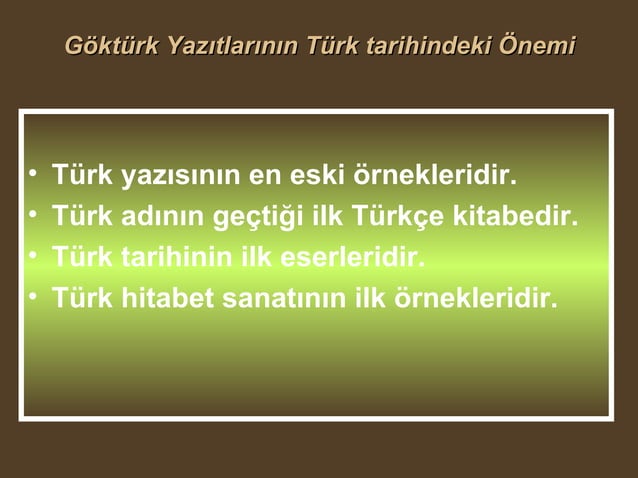 Orta Asya TüRk KüLtüR Ve Medeniyeti | PPS
