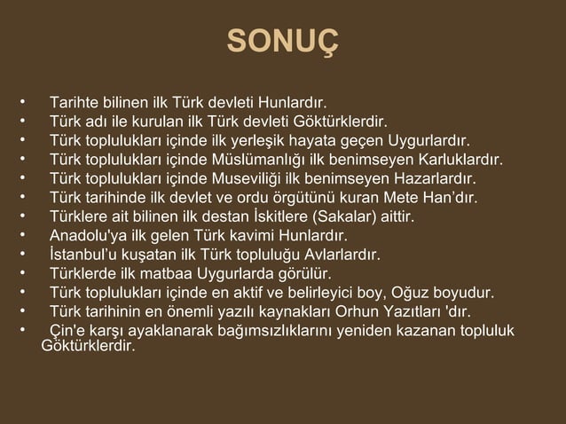 Orta Asya TüRk KüLtüR Ve Medeniyeti | PPS