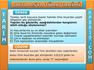 Orta asya türk tarihi | PPTX