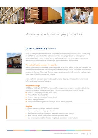 ORTEC SAP Solutions | PDF