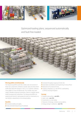 ORTEC Warehousing Brochure | PDF | Databases | Computer Software and Applications
