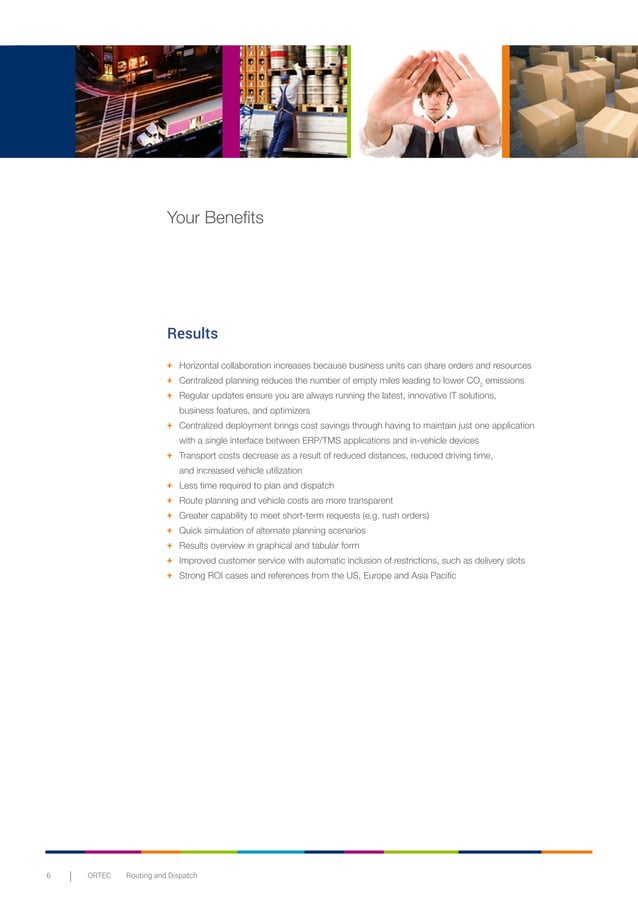 ORTEC Routing and Dispatch | PDF