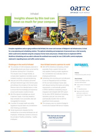 ORTEC Case INFRABEL | PDF