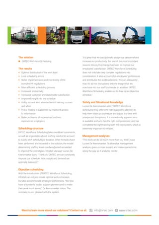 ORTEC Case INFRABEL | PDF