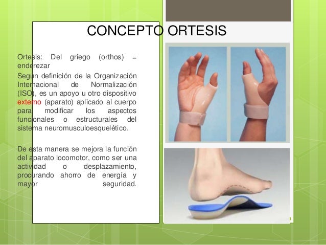 Ortesis y protesis