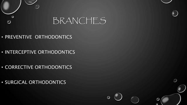 introduction to Orthodontics | PPTX | Dental Health | Diseases and ...