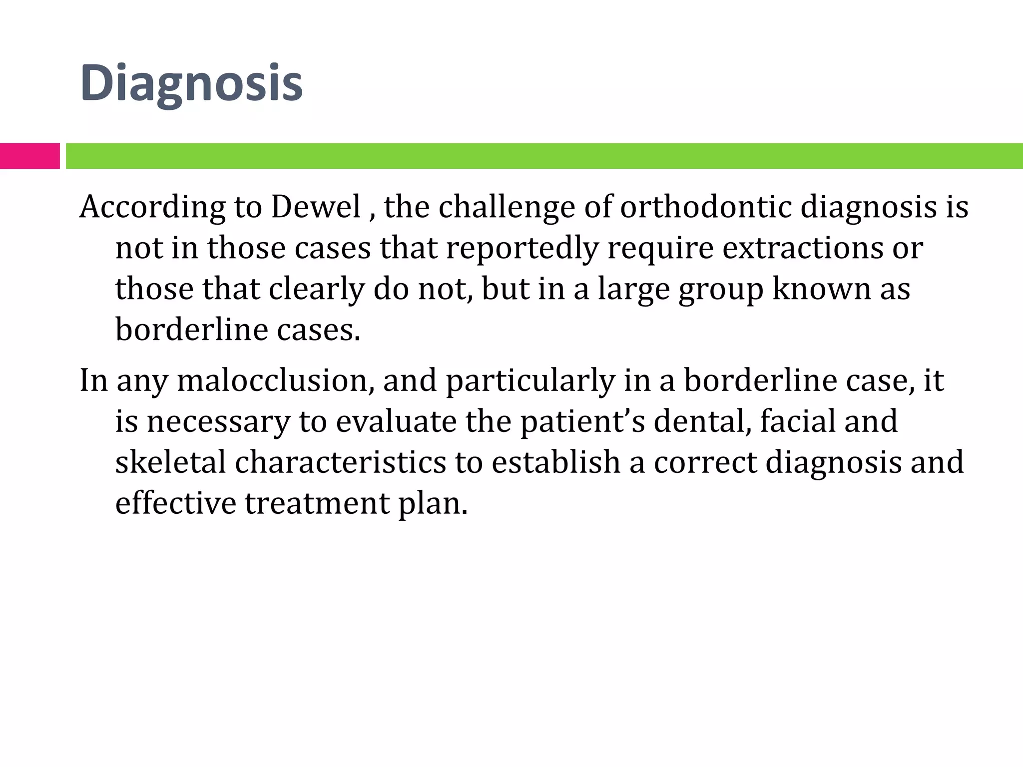Extraction in Orthodontic Treatment | PPTX