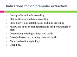 Extraction in Orthodontic Treatment | PPTX