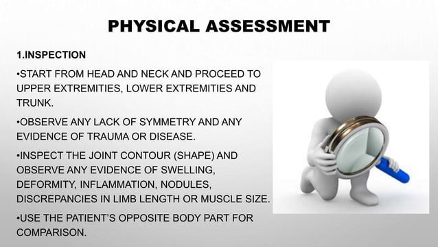 nursing assessment and systemic examination of orthopaedic system ...