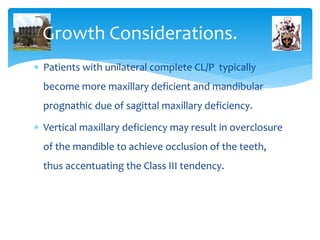 principles of Orthodontic management of cleft lip and palate | PPT