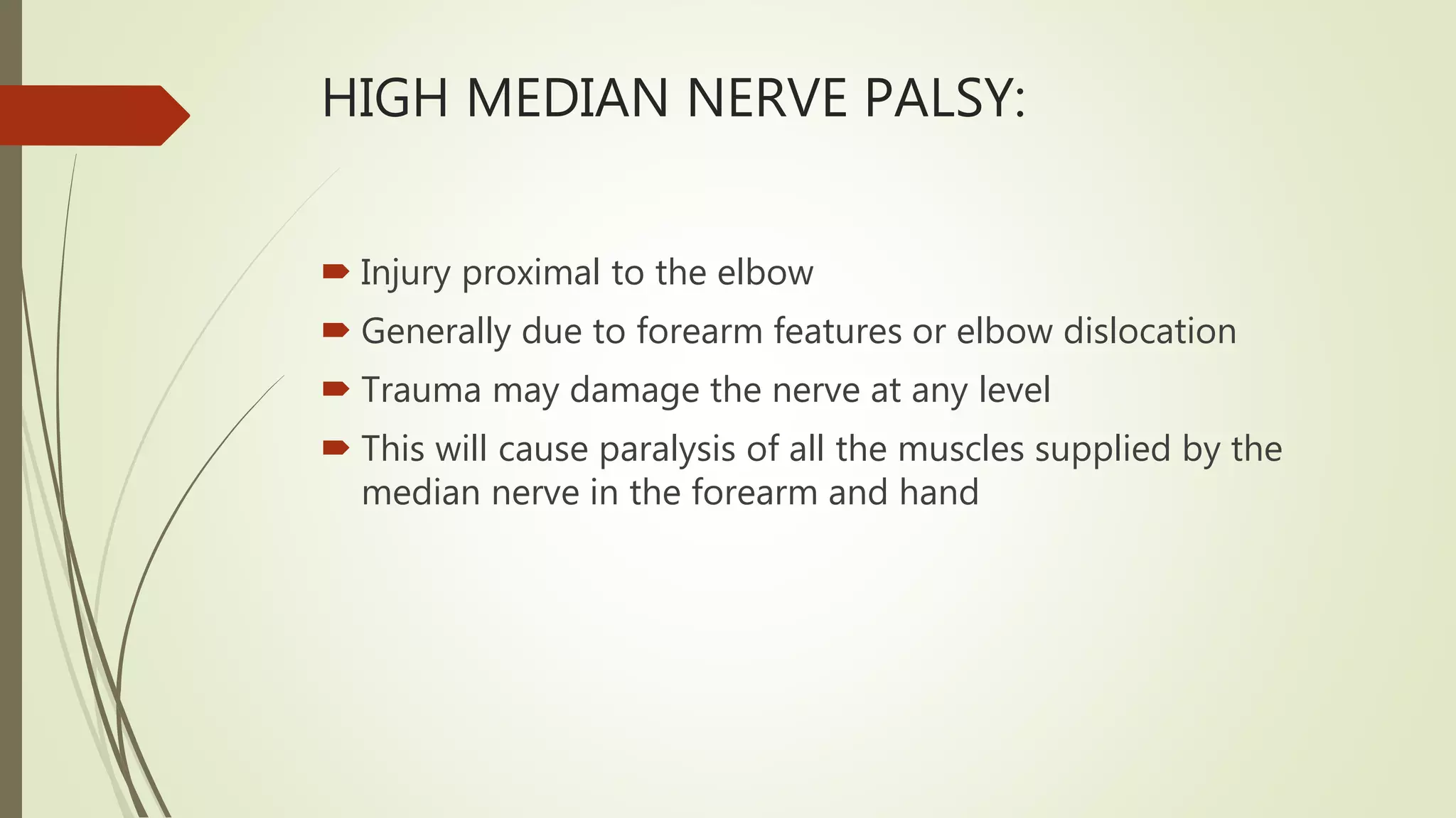 Ortho examination of median nerve | PPTX
