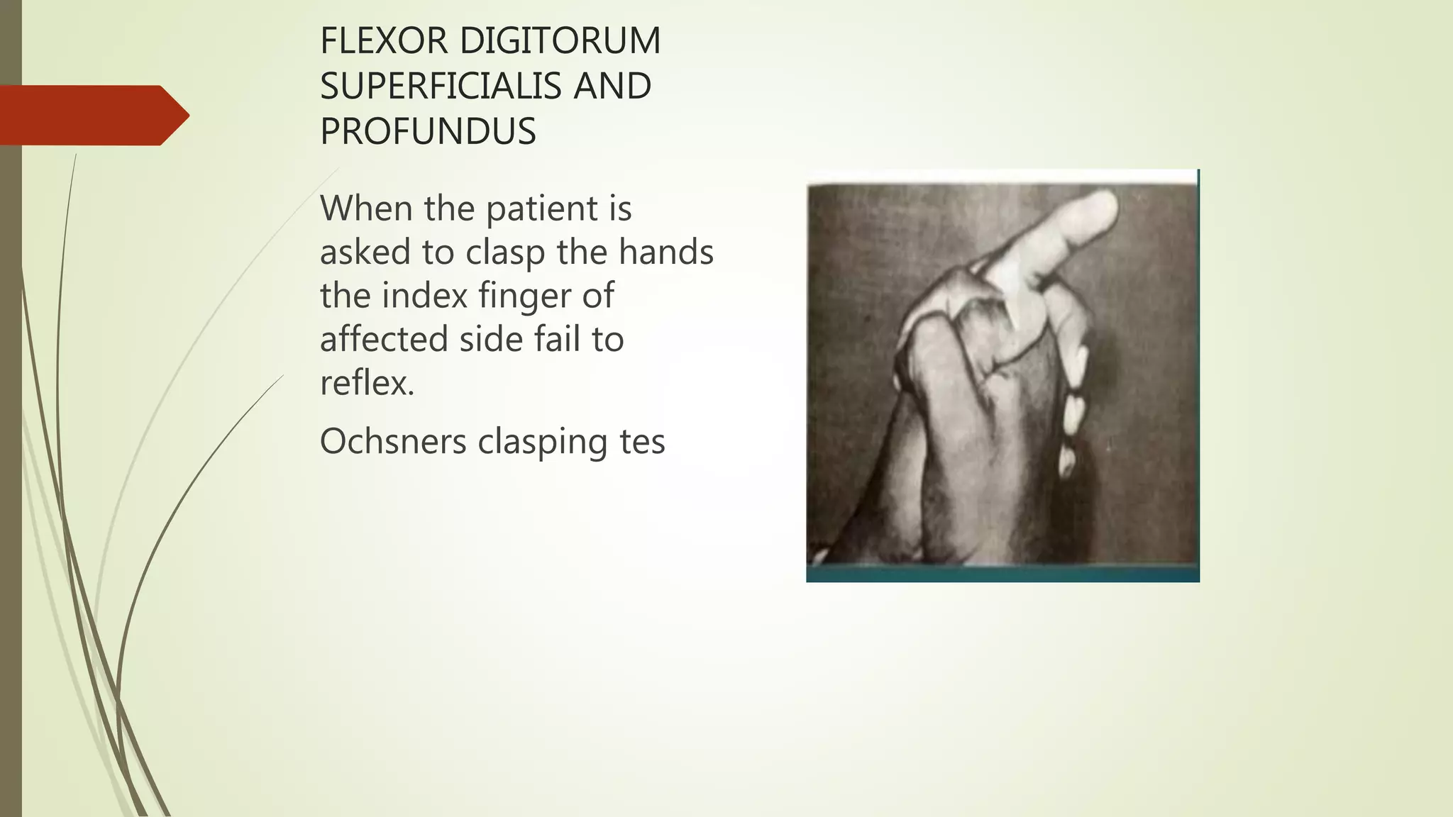 Ortho examination of median nerve | PPTX