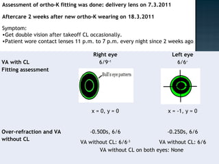 Orthokeratology_Refractive treatment | PPT