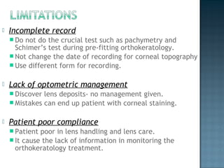 Orthokeratology_Refractive treatment | PPT