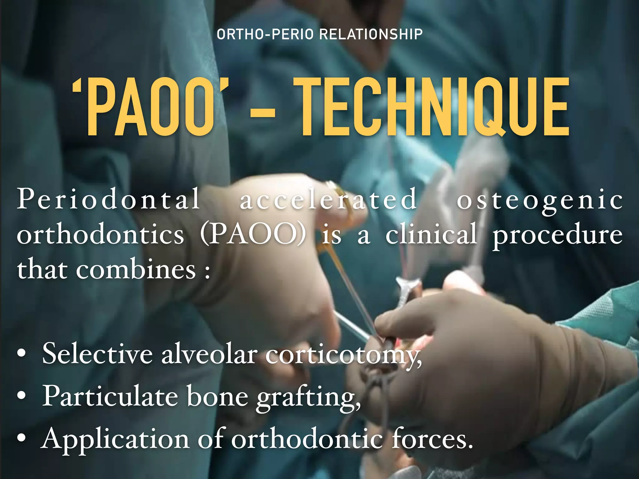 Ortho-Perio Relationship | PDF