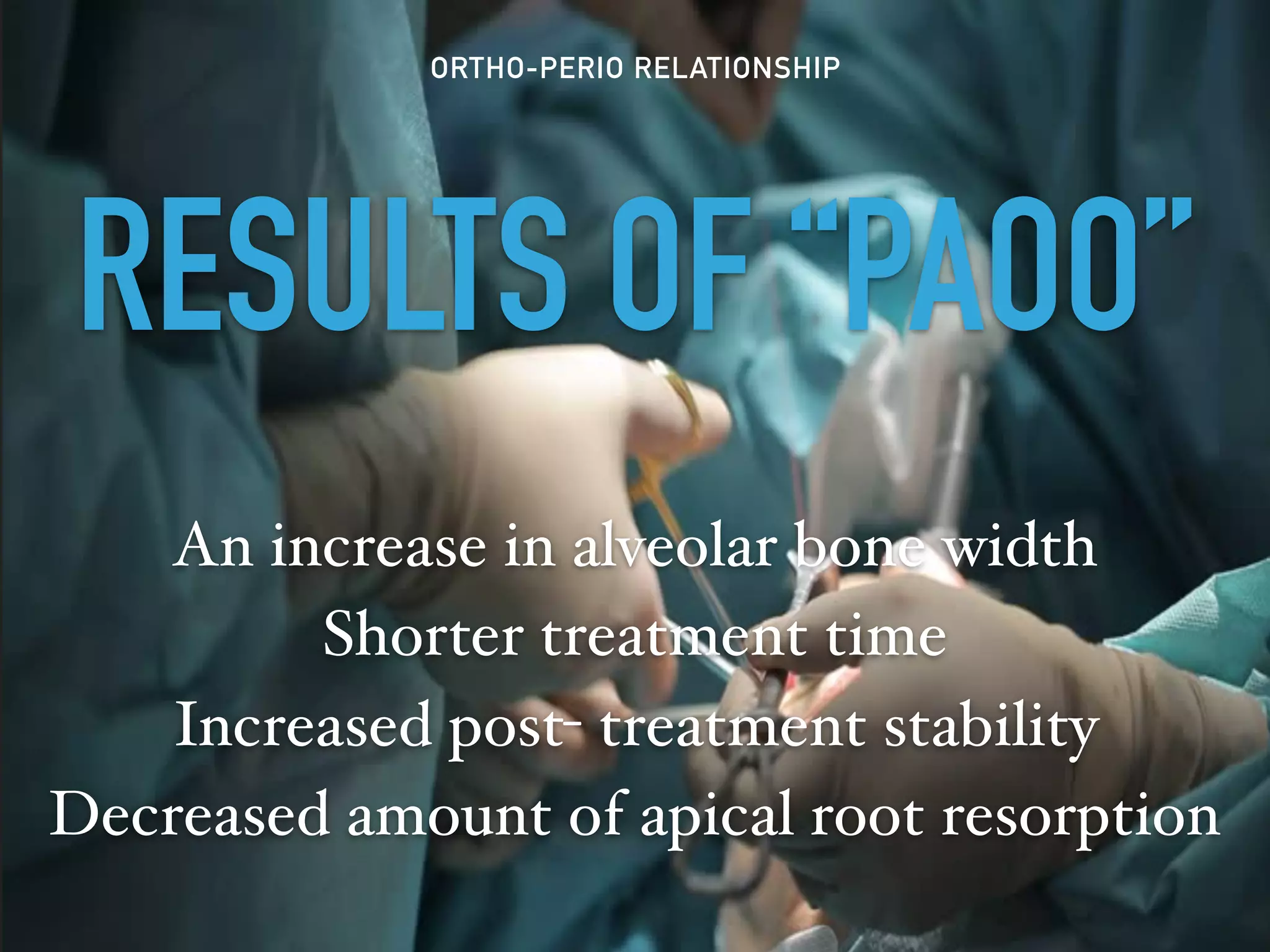 Ortho-Perio Relationship | PDF