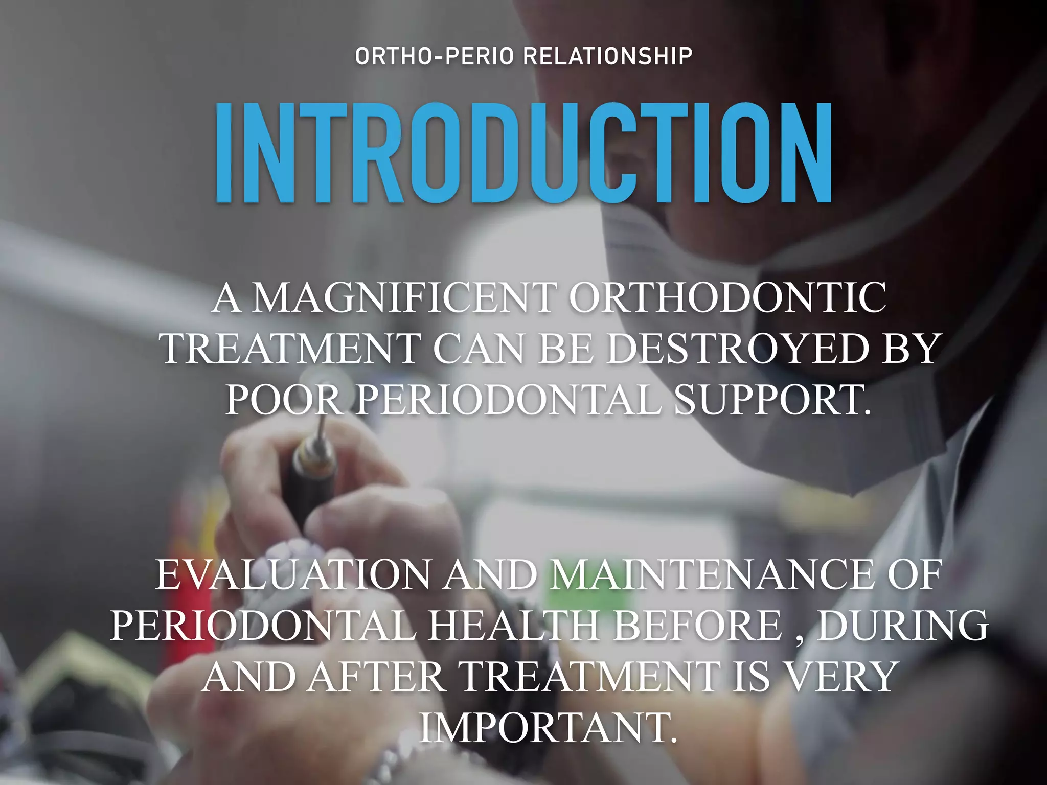 Ortho-Perio Relationship | PDF