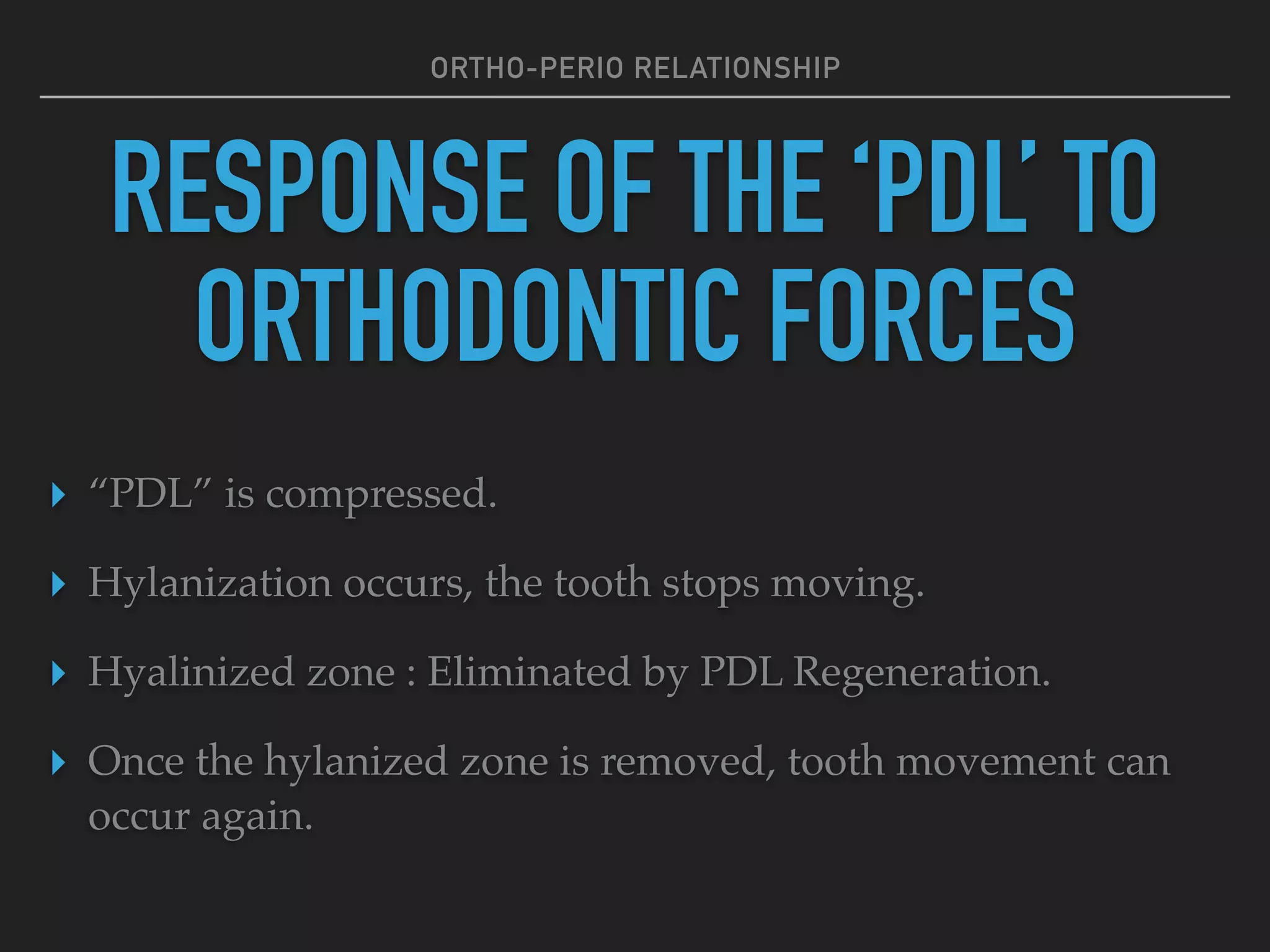 Ortho-Perio Relationship | PDF