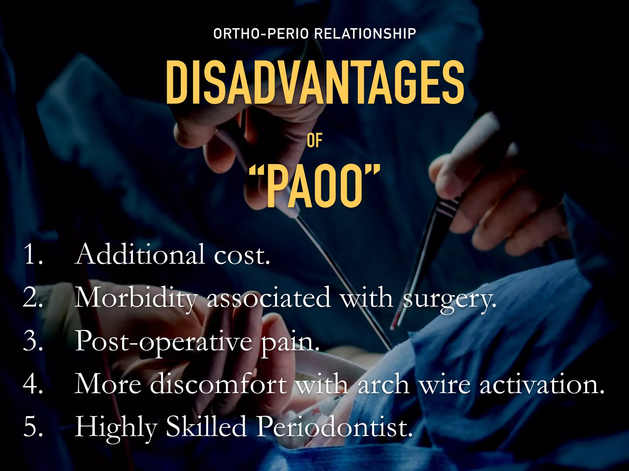 Ortho-Perio Relationship | PDF