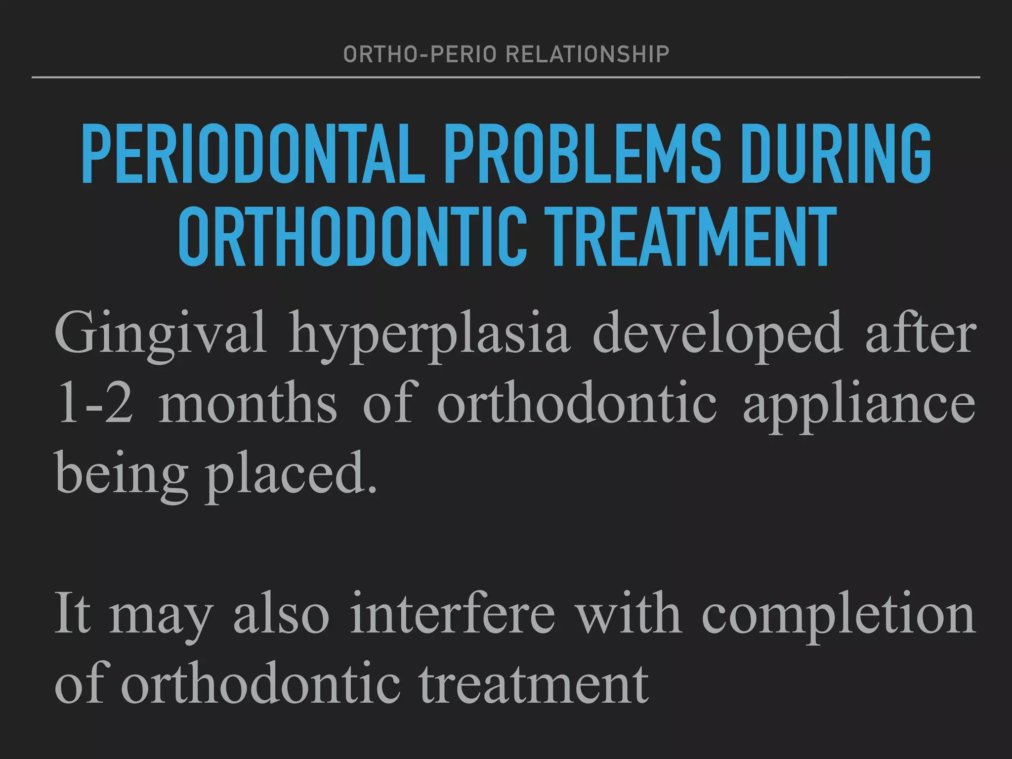 Ortho-Perio Relationship | PDF