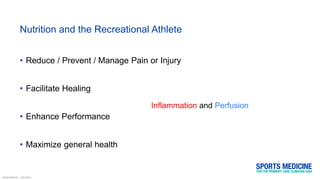 Nutrition and MSK Health | PPTX