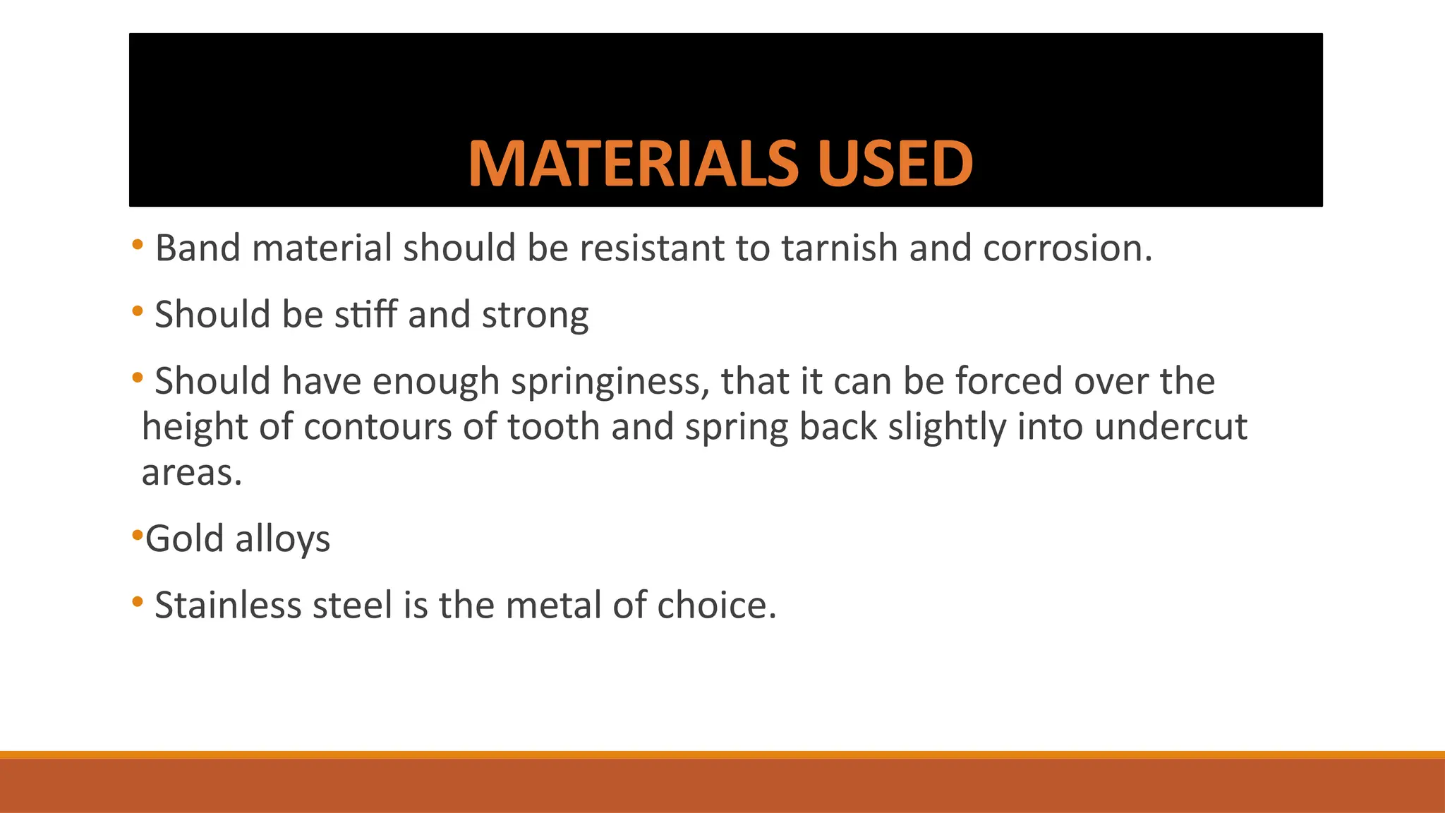 ORTHO BANDS.pptx vgghj hgjbk bk bjk j nk,n,jk | PPT