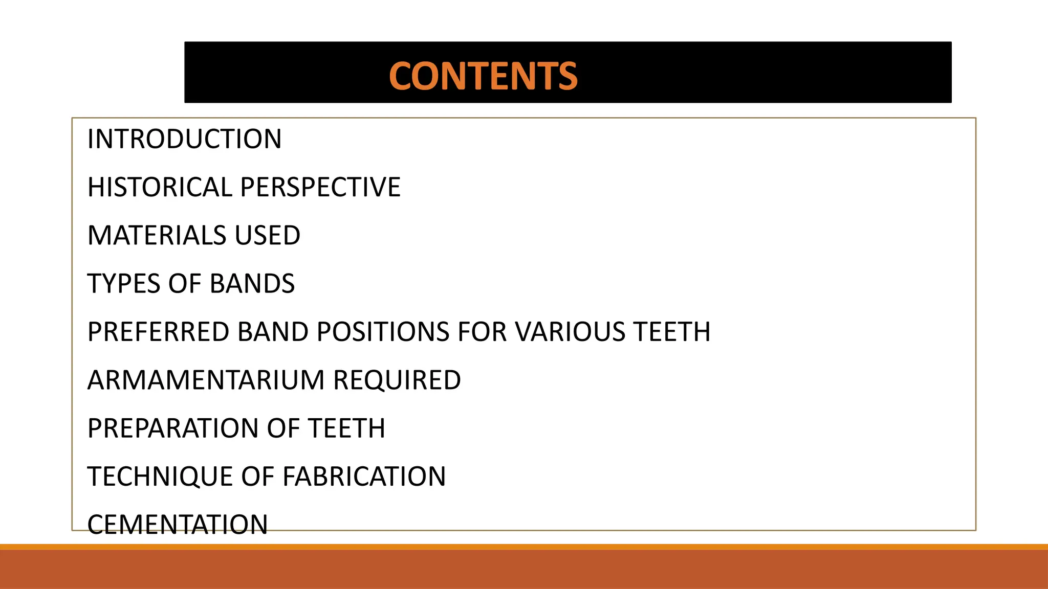 ORTHO BANDS.pptx vgghj hgjbk bk bjk j nk,n,jk | PPT