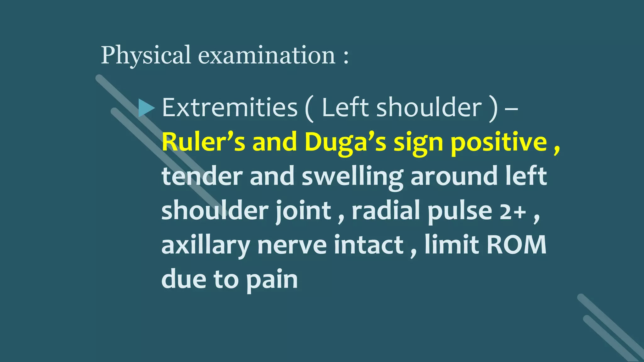 Ortho conference - anterior shoulder dislocation | PPT