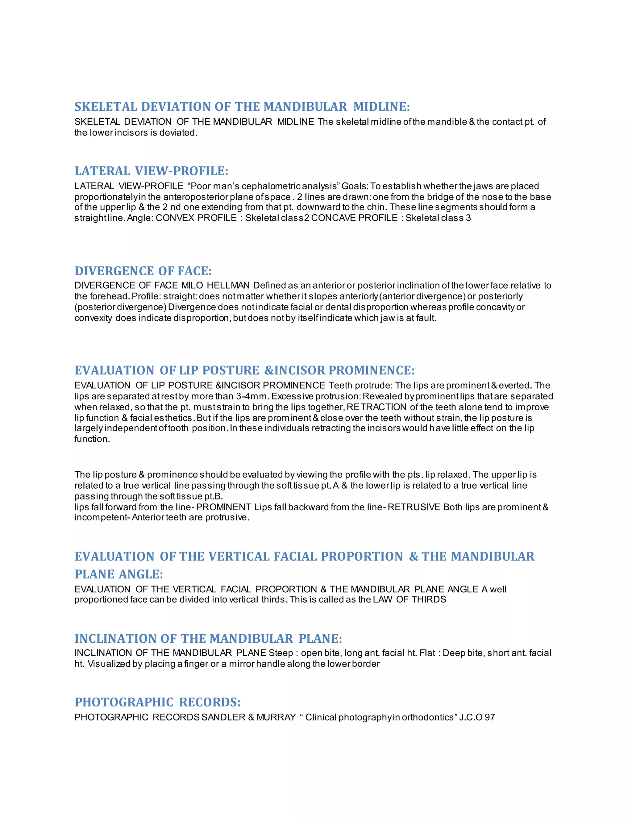 Ortho diagnosis | DOCX