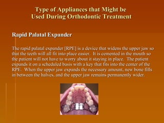Orthodontic Procedures Presentation | PPT