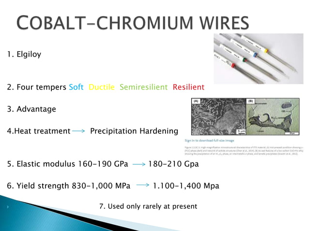 Orthodontic-wires ppt | PPT | Dental Health | Diseases and Conditions